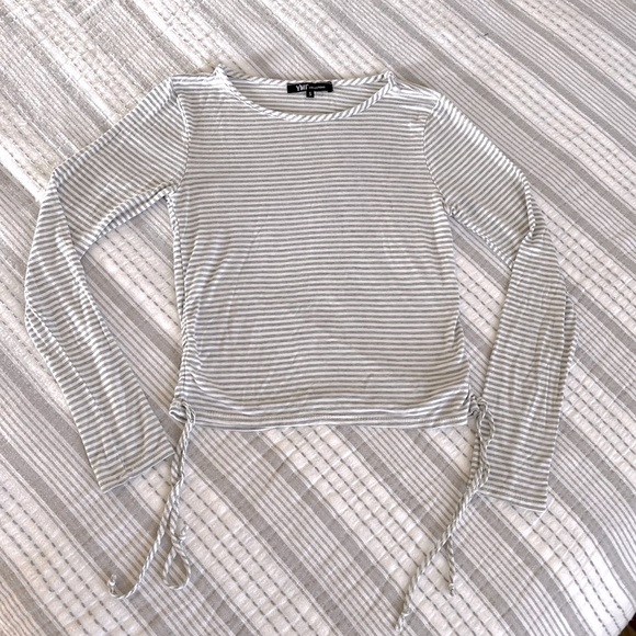 YMI | Tops | Ymi Cinch Side Crop Top | Poshmark